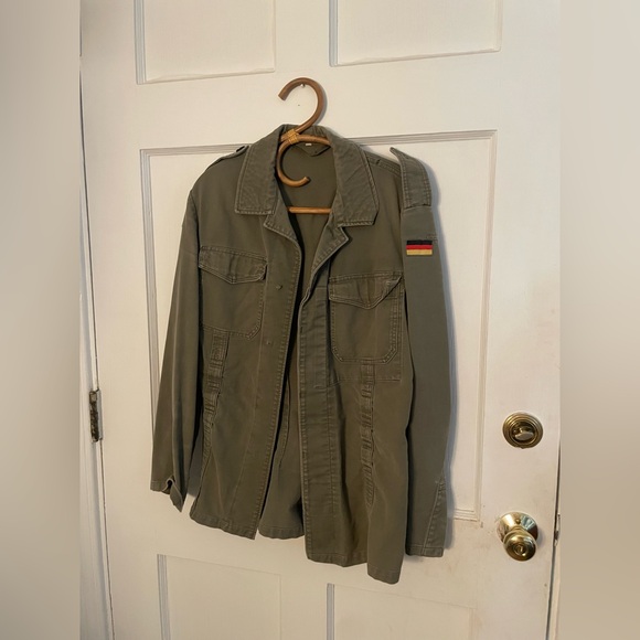 German | Jackets & Coats | Vintage German Army Jacket Military Utility ...